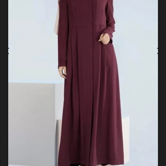 Alvina | Dresses | Nwot Alvina Dress Abaya Jilbab Turkish Burgundy 42 ...